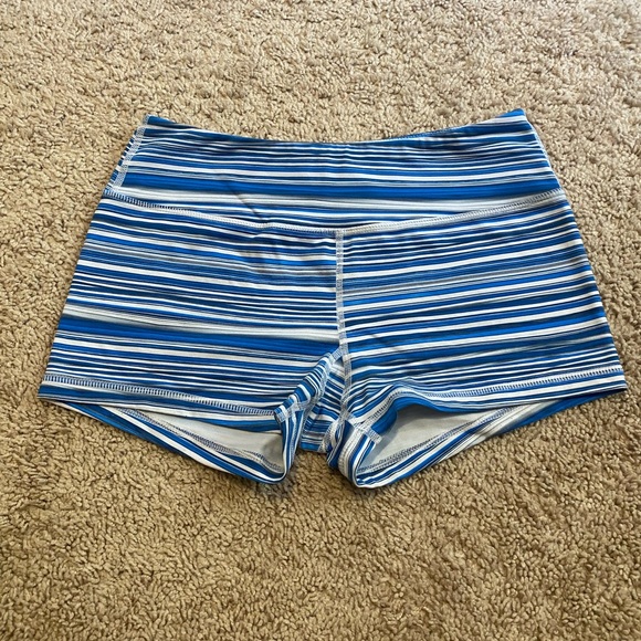 Savage Barbell | Shorts | Savage Barbell Blue Stripes | Poshmark